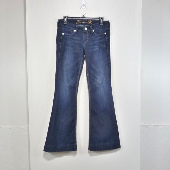 Seven7 | Jeans | Seven7 Low Rise Flare Jeans Size 27x35 | Poshmark